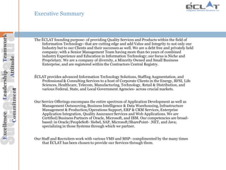 Sample Technical Overview Of Services | PDF