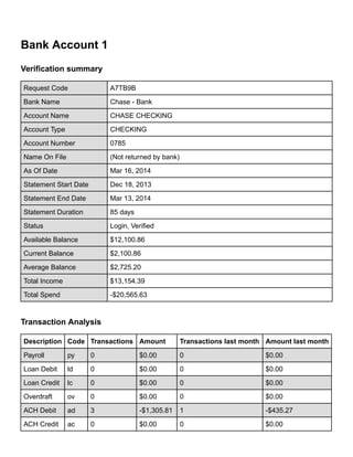 Tenantify Sample Verification Report | PDF