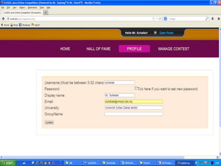 Final Year Project - Computer System Sample Slide | PPTX