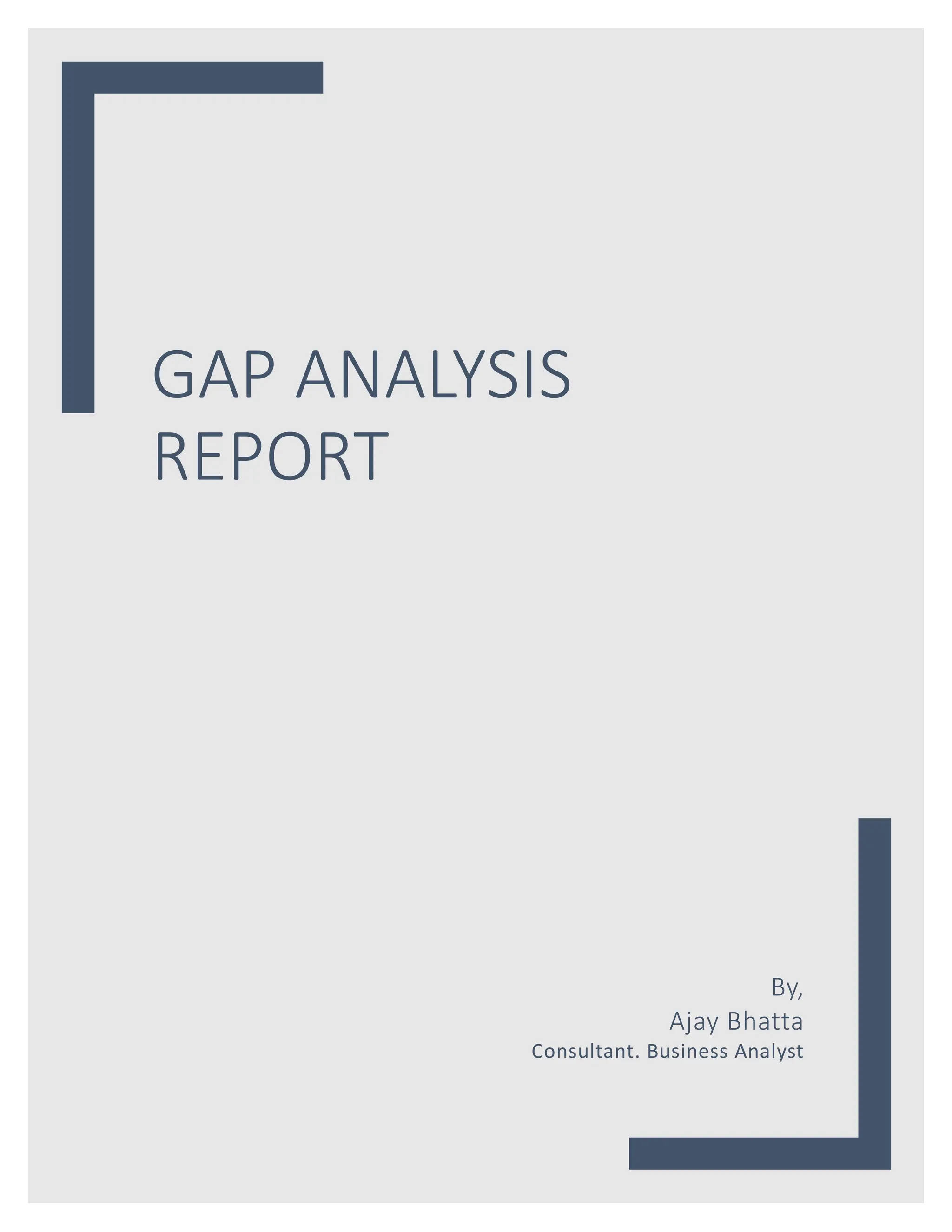 Sample GAP Analysis Report for CMS System | PDF