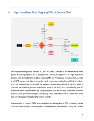 Sample GAP Analysis Report for CMS System | PDF