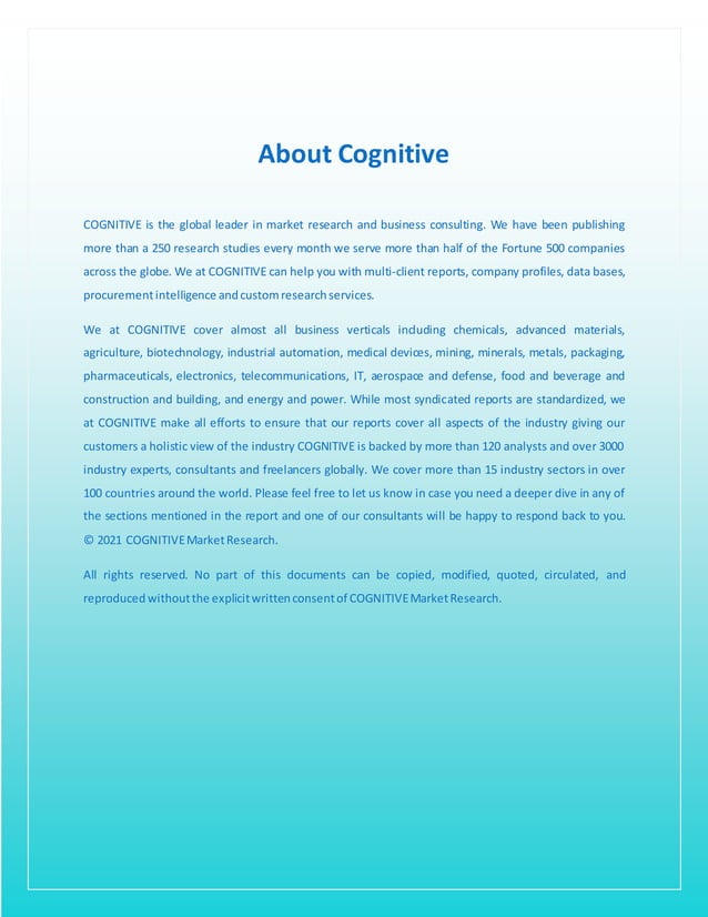 Sample global anodizing surface treatment market report 2021 | PDF