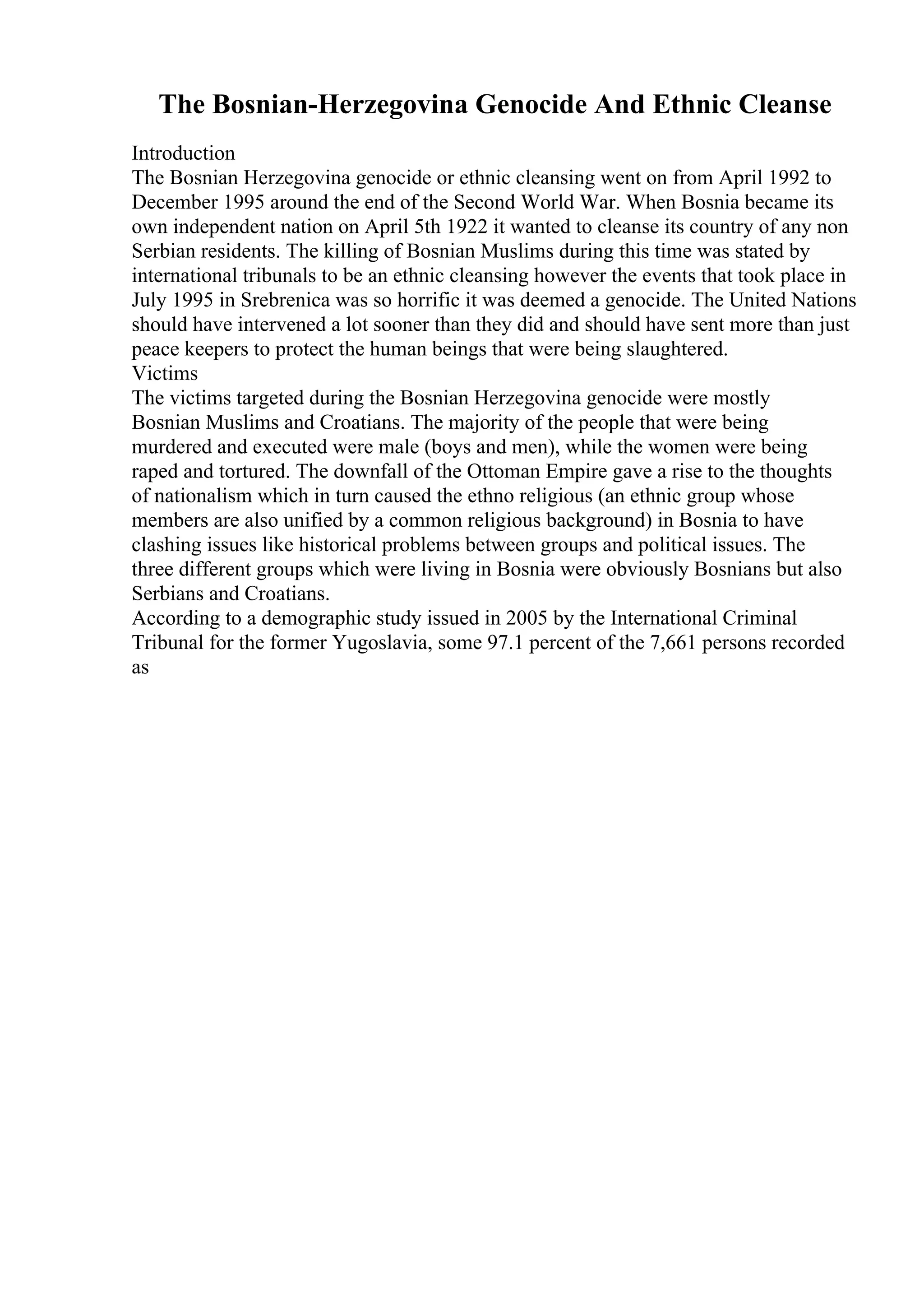 Sample Graduate Admission Essay | PDF