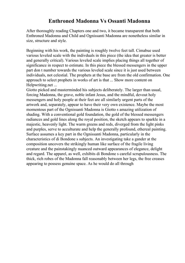 Sample Graduate Admission Essay | PDF