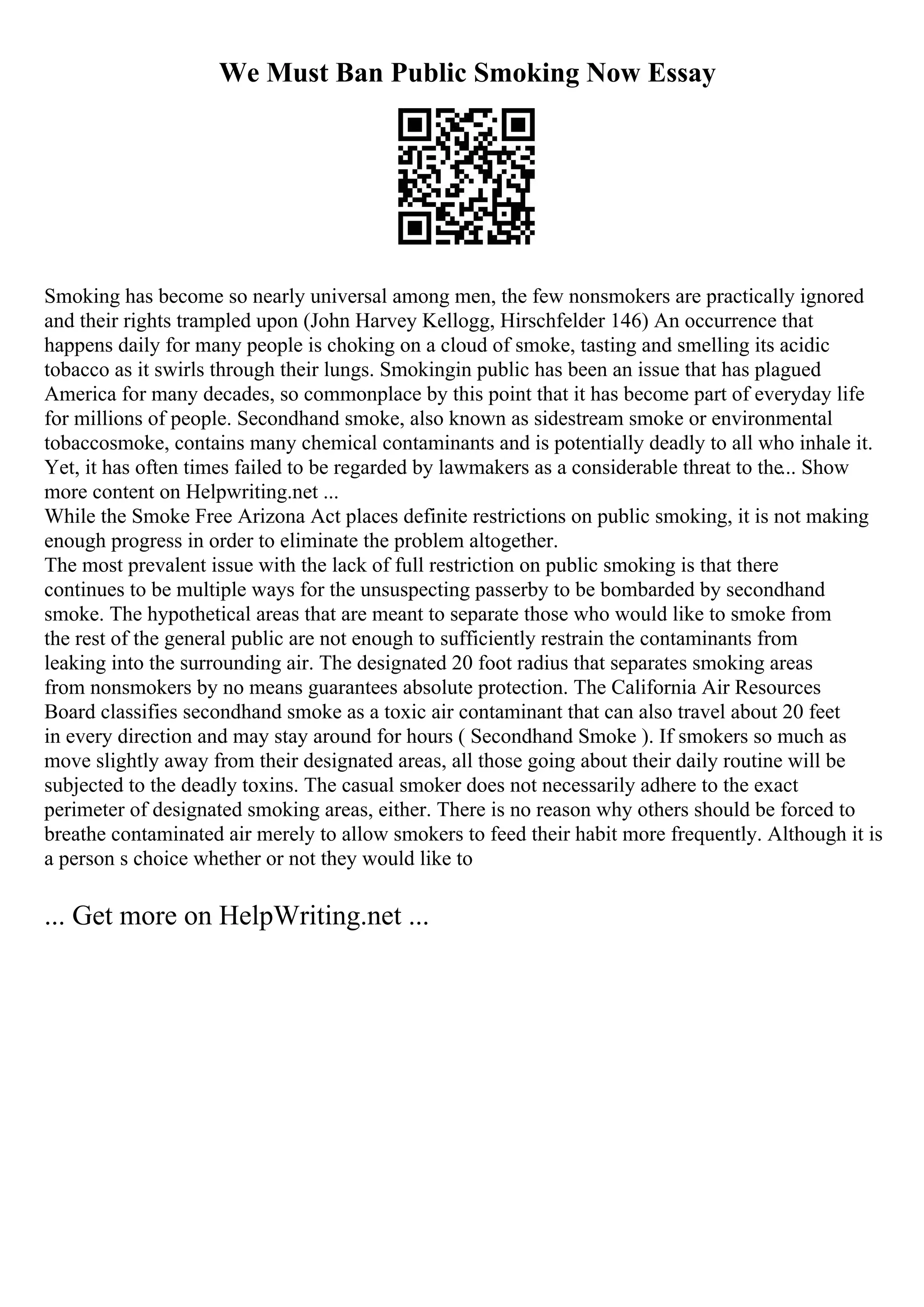 Sample Graduate School Admission Essay | PDF