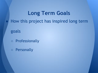 Sample graduation project presentation | PDF