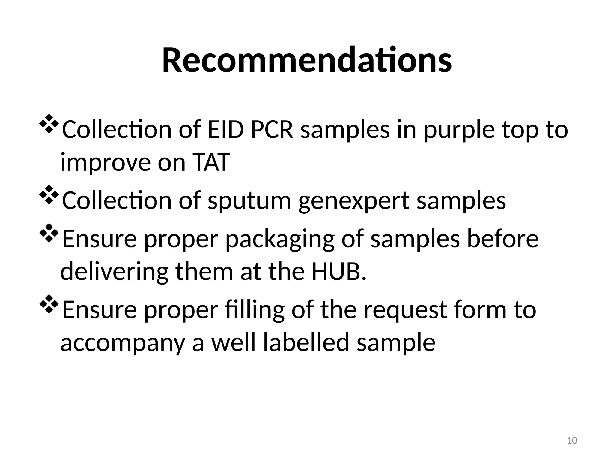 sample handling training 21042022 accurate | PPTX