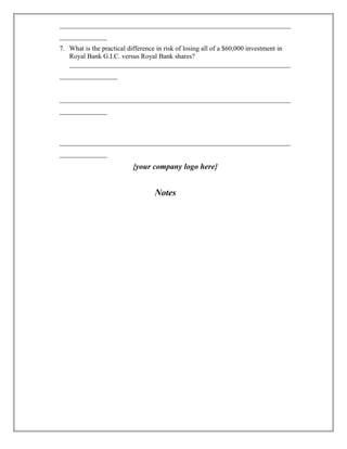 Sample Seminar Handout | DOC