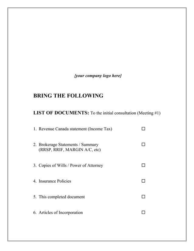Sample Seminar Handout | DOC