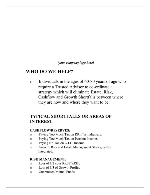 Sample Seminar Handout | DOC