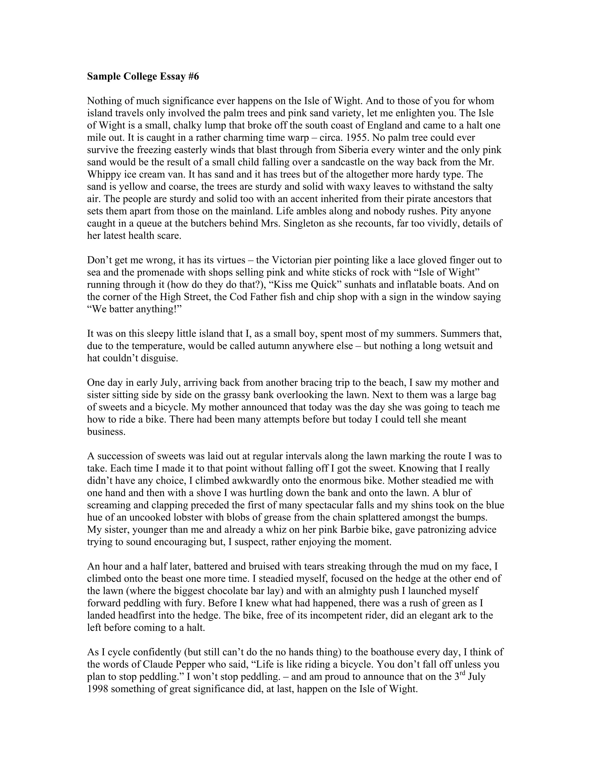 Real Harvard Essays | PDF