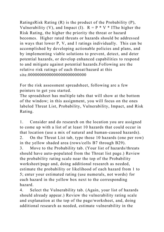 Sample Hazard ProfileHazard Analysis WorksheetHazard _________.docx