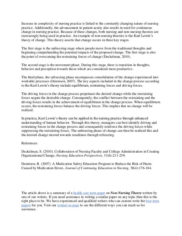 Journal Summary Sample Master Of Template Document Journal Summary Sample Master Of Template Document