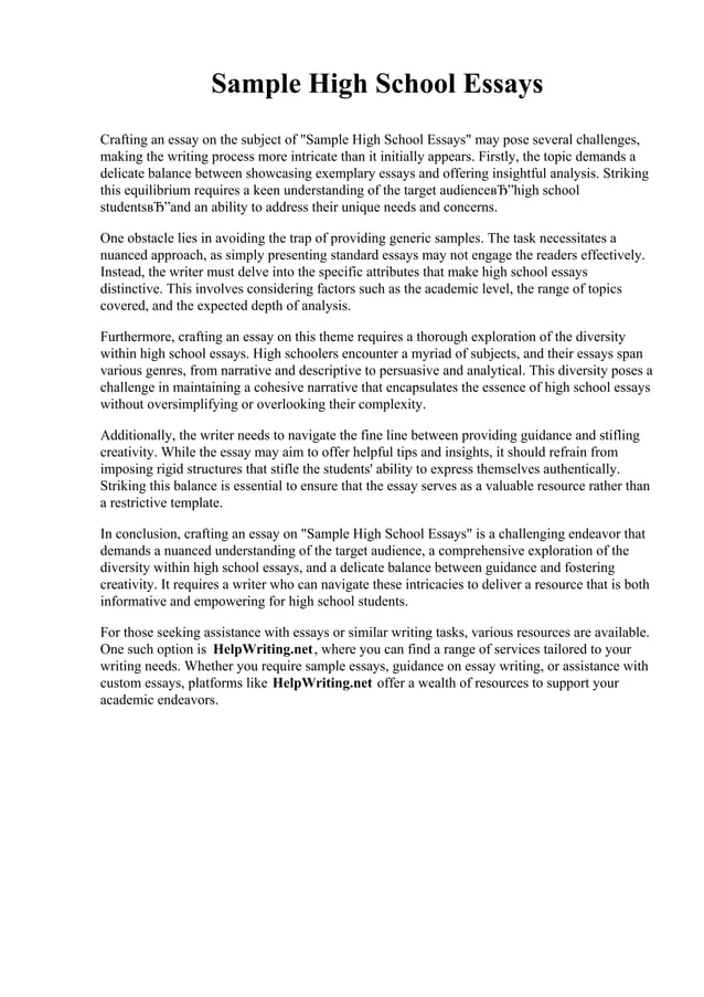 Sample High School Essays.pdf
