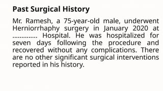 Sample History Collection By A Student Nurse Pptx