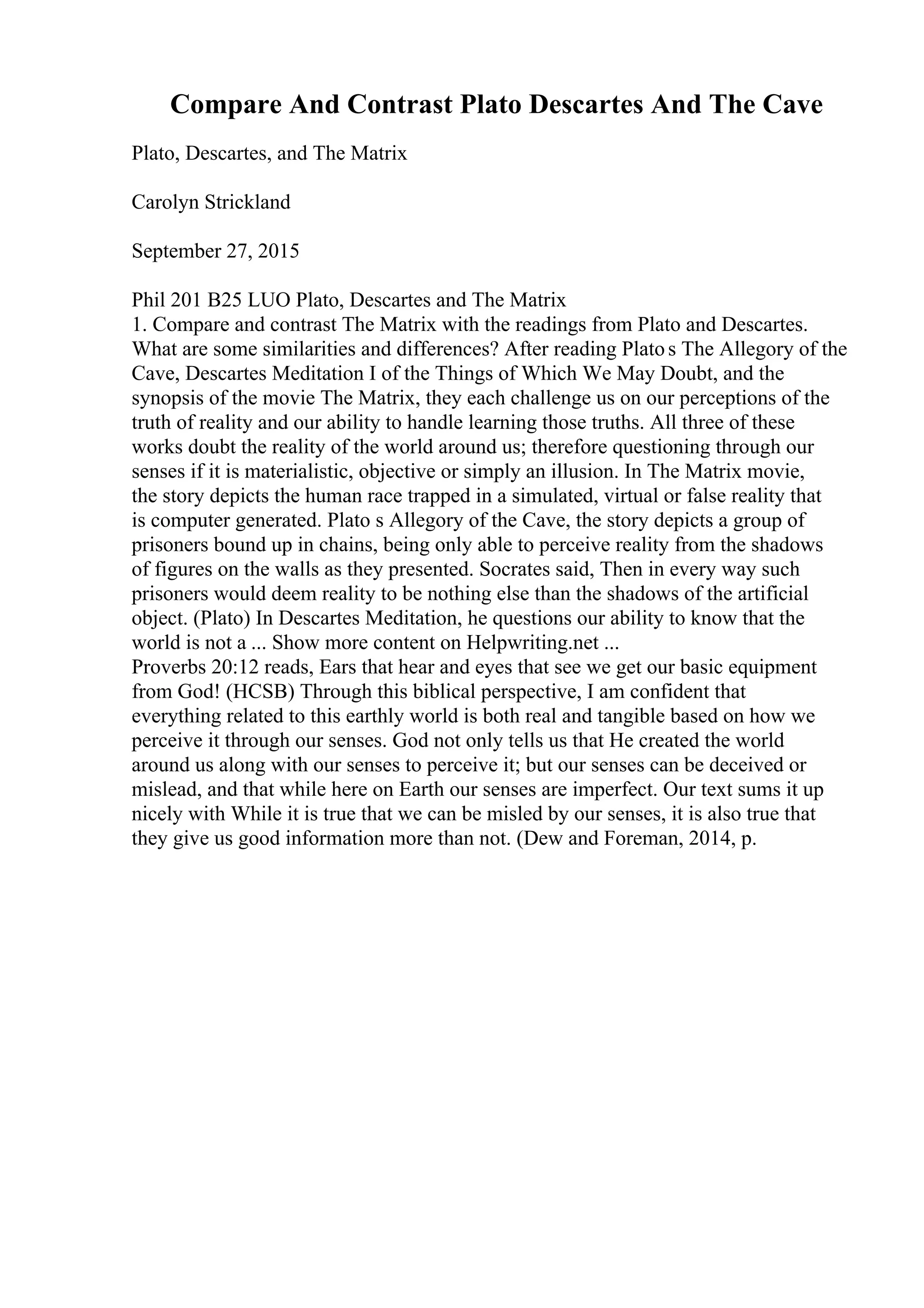 Sample History Essay | PDF