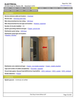 Sample home inspection report | PDF