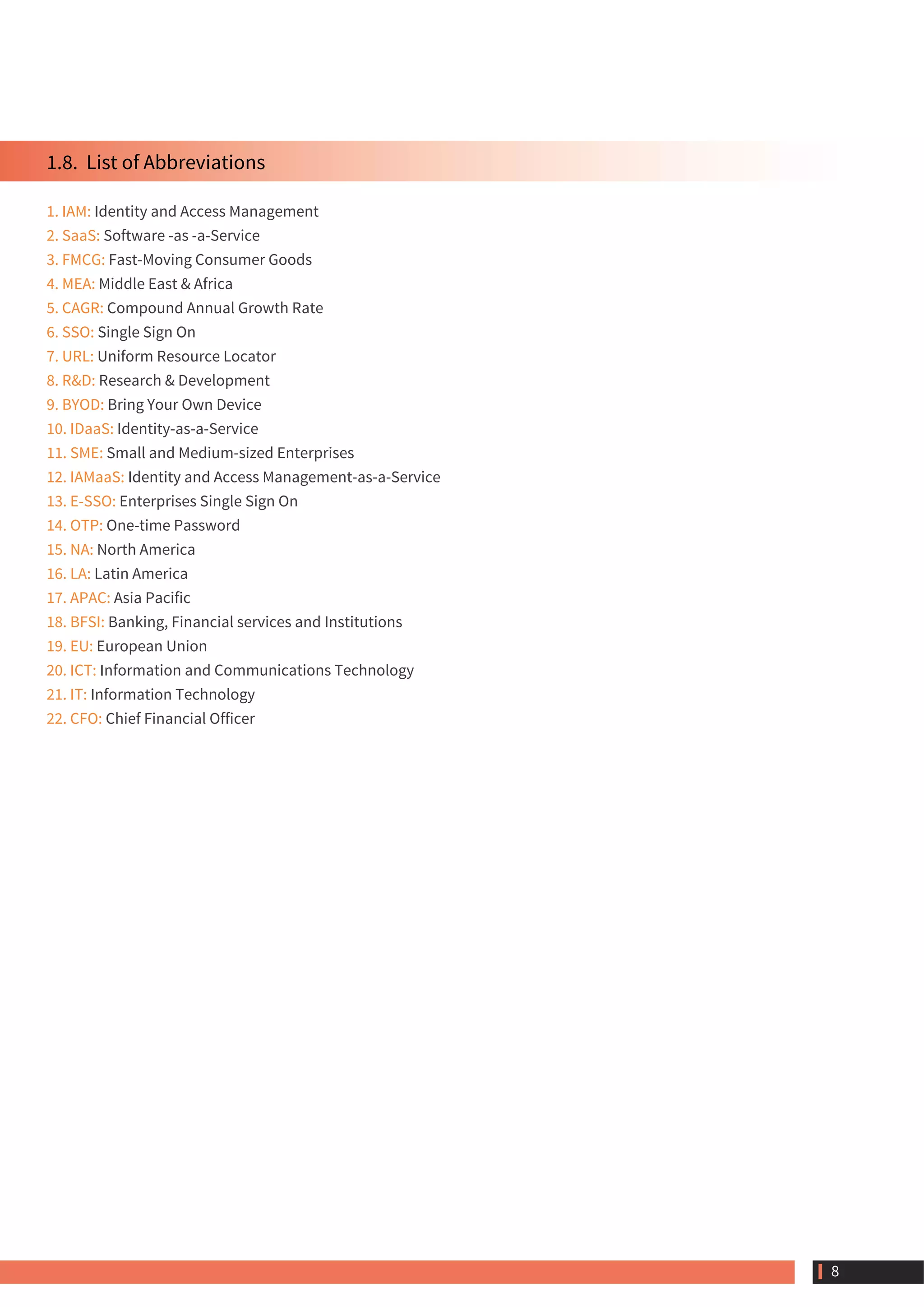 Identity Access Management(IAM) - Government Market Report | PDF ...