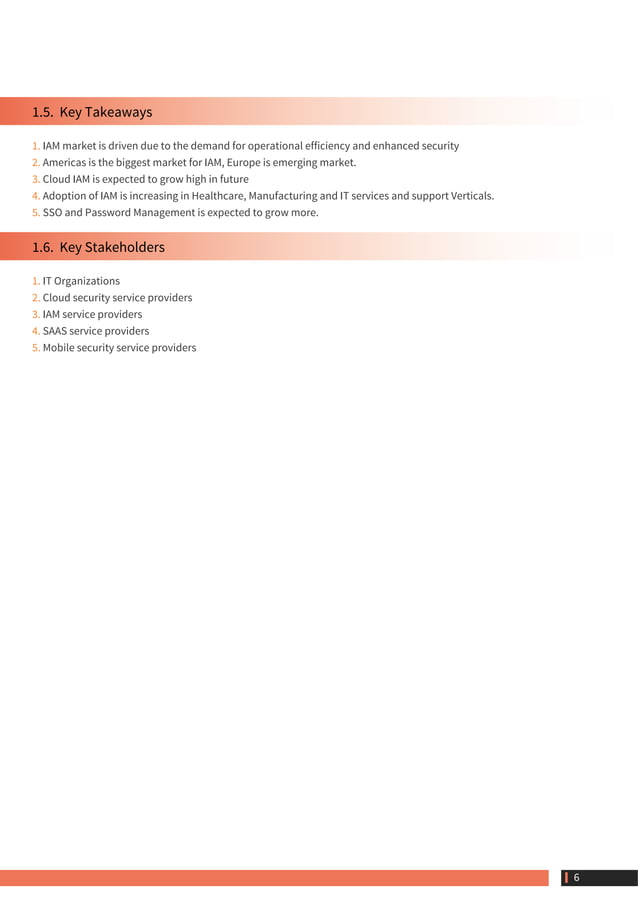 Identity Access Management(IAM) - Government Market Report | PDF ...