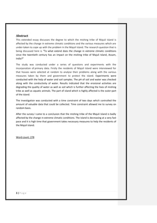 Sample IB ESS EE | PDF