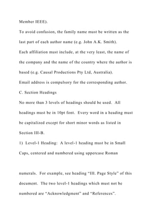 Sample IEEE Paper for A4 Page Size First Author#1, Sec.docx | Desktop ...