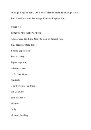 Sample IEEE Paper for A4 Page Size First Author#1, Sec.docx