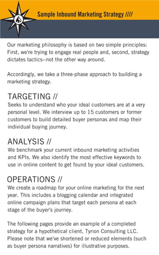 Sample Inbound Marketing Startegy | PDF
