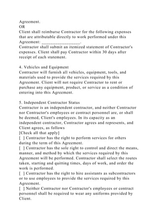 Sample Independent Contractor AgreementThis Agreement is mad.docx