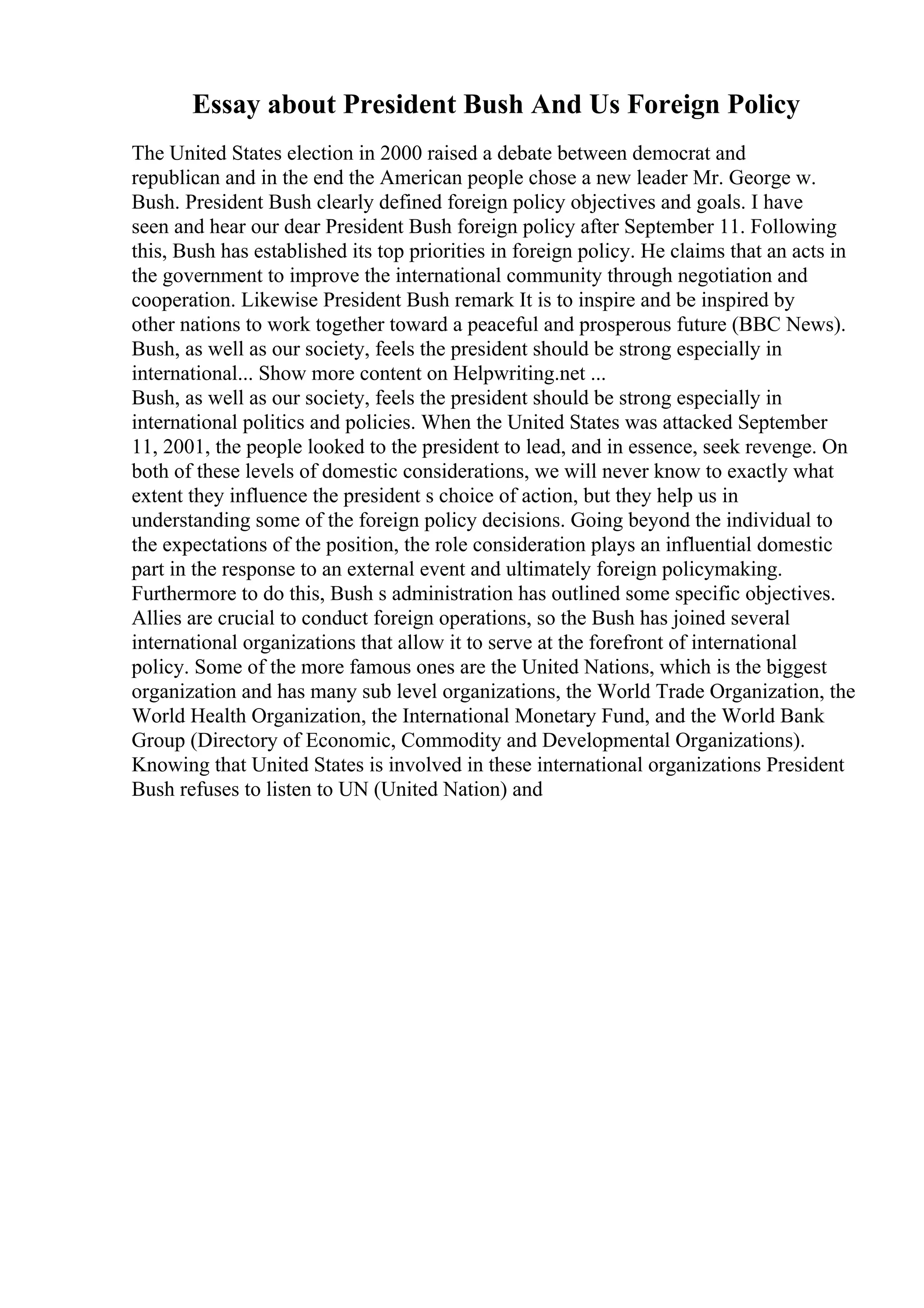 Sample Informal Essay | PDF