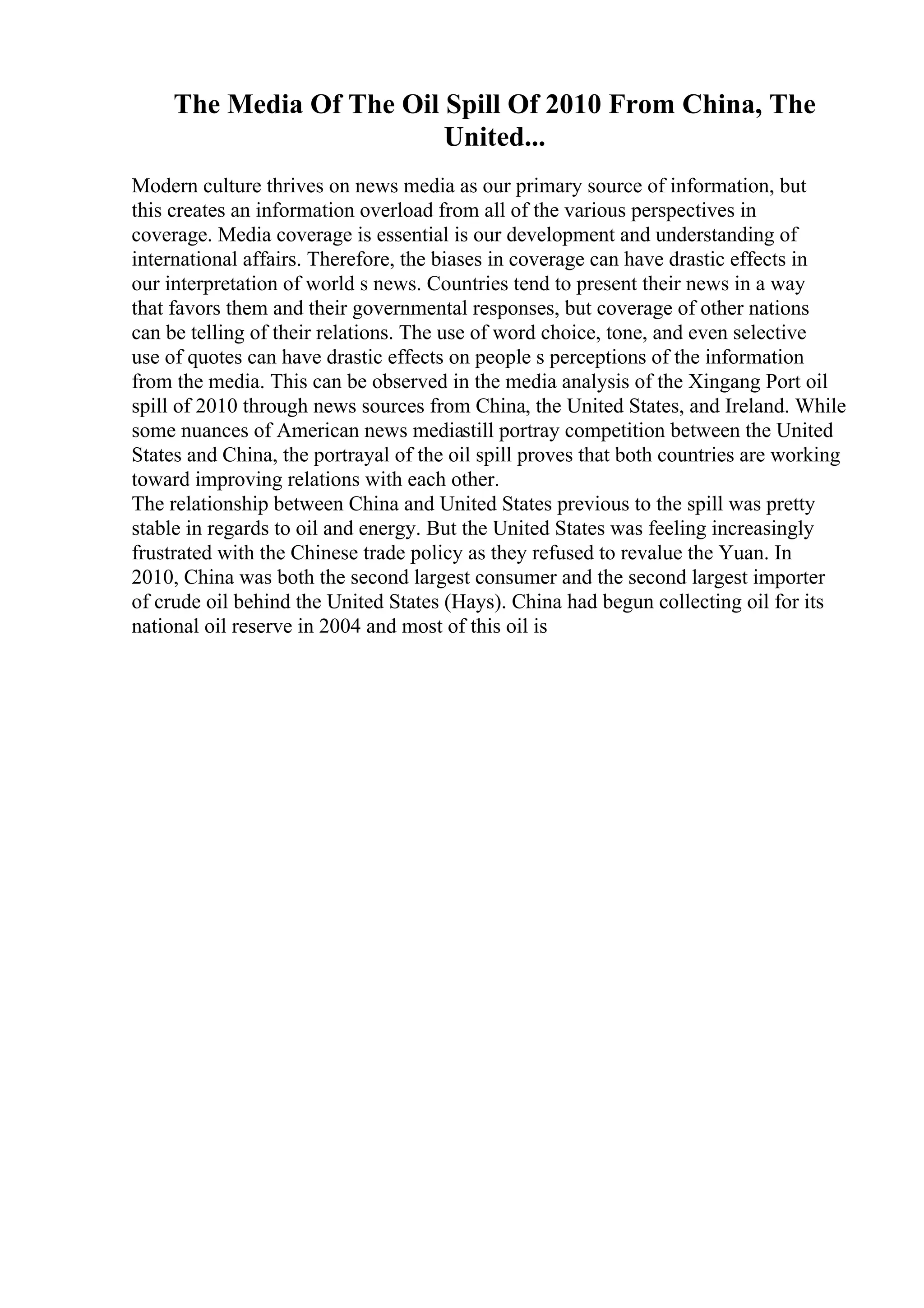 Sample Informal Essay | PDF