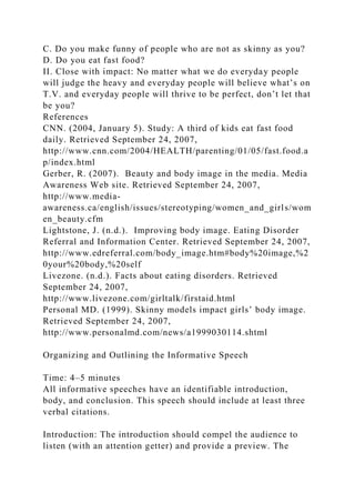 Sample Informative Speech OutlineTitle Culture, Personality, an.docx