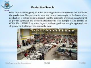 Sample in garment industry | PPTX