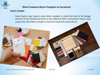 Sample in garment industry | PPTX
