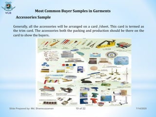 Sample in garment industry | PPTX