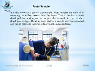 Sample in garment industry | PPTX