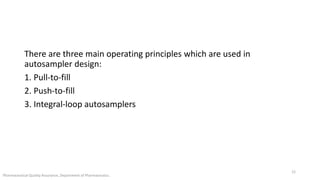 Sample injection system in hplc | PPTX