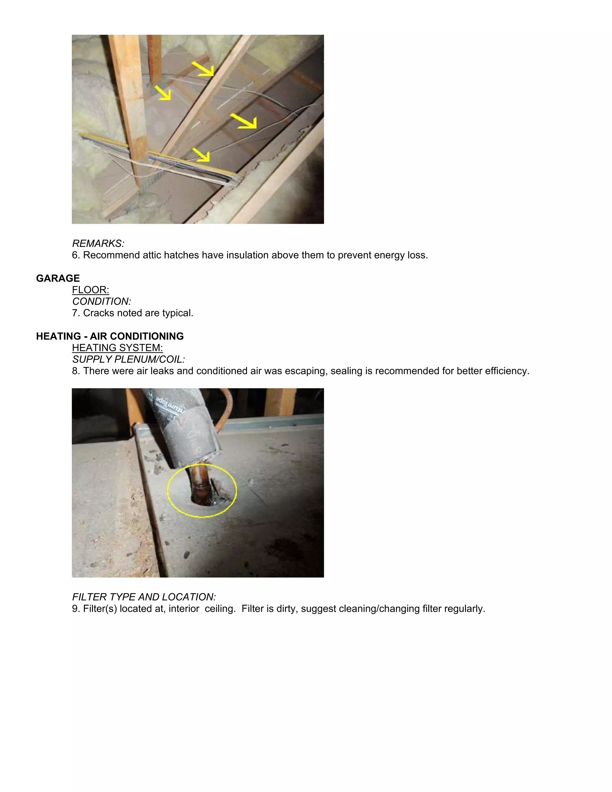 Sample Inspector Notes | PDF