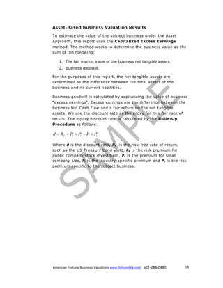 Valuation Report Sample | PDF