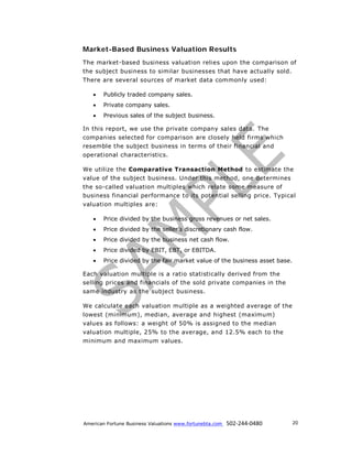 Valuation Report Sample | PDF
