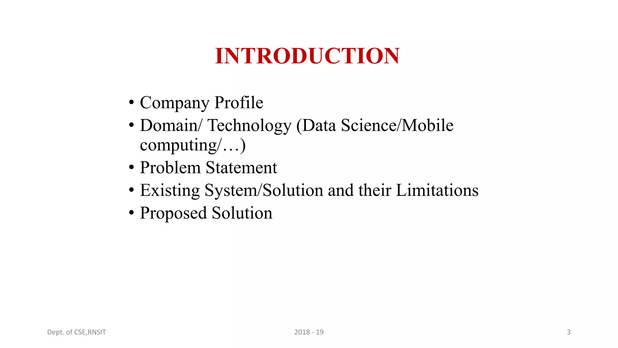 Sample internship presentation ppt | PPTX