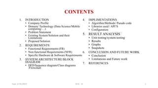 Sample internship presentation ppt | PPTX