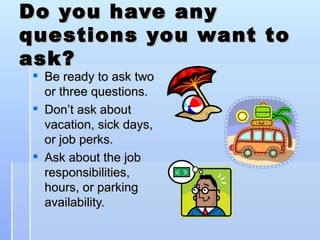 Sample interview questions | PPT