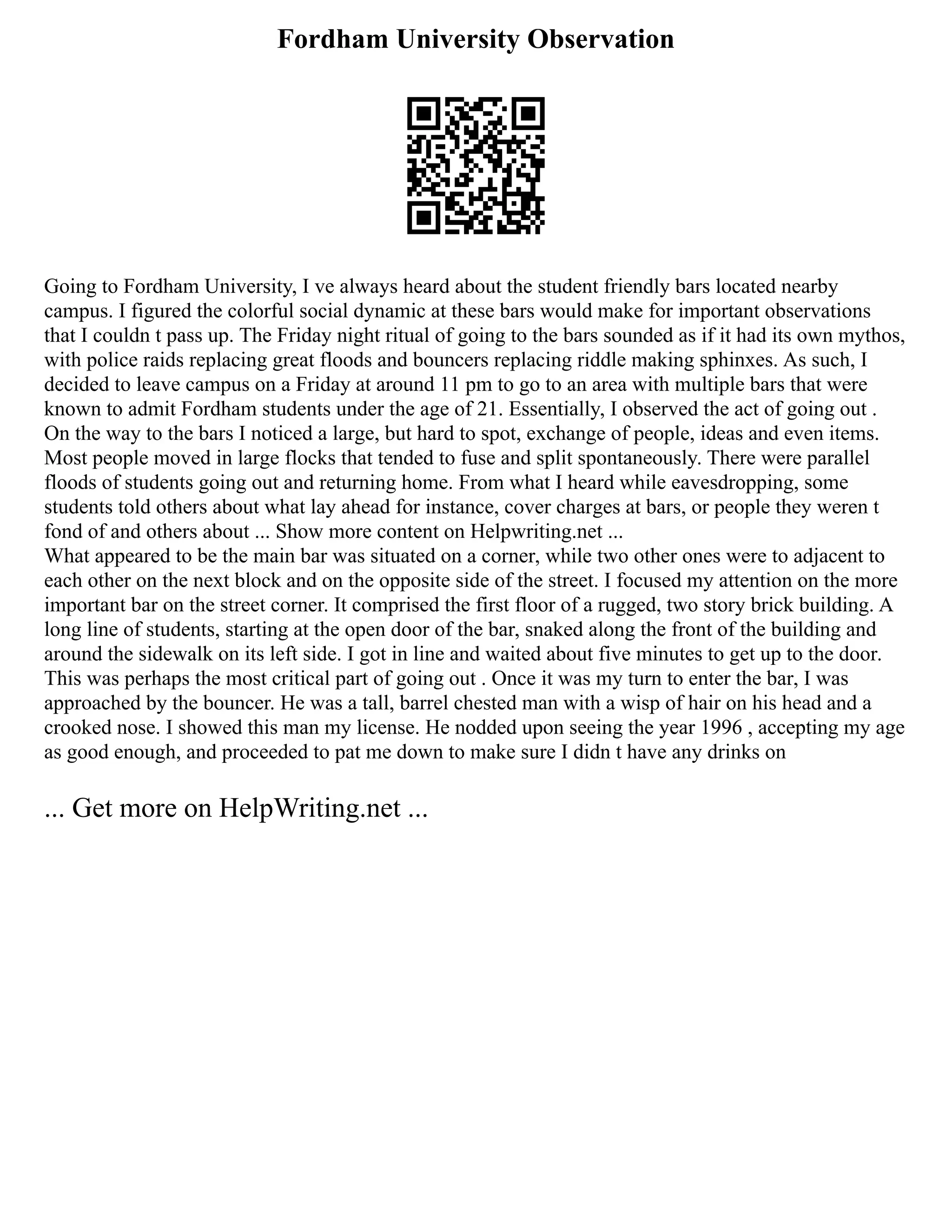 Sample Introduction For College Class Samples 002 Self Introdu | PDF