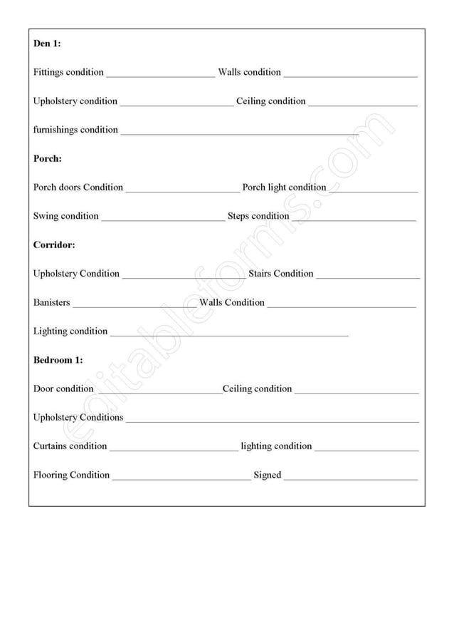 Sample Inventory Fillable PDF Template Download | PDF