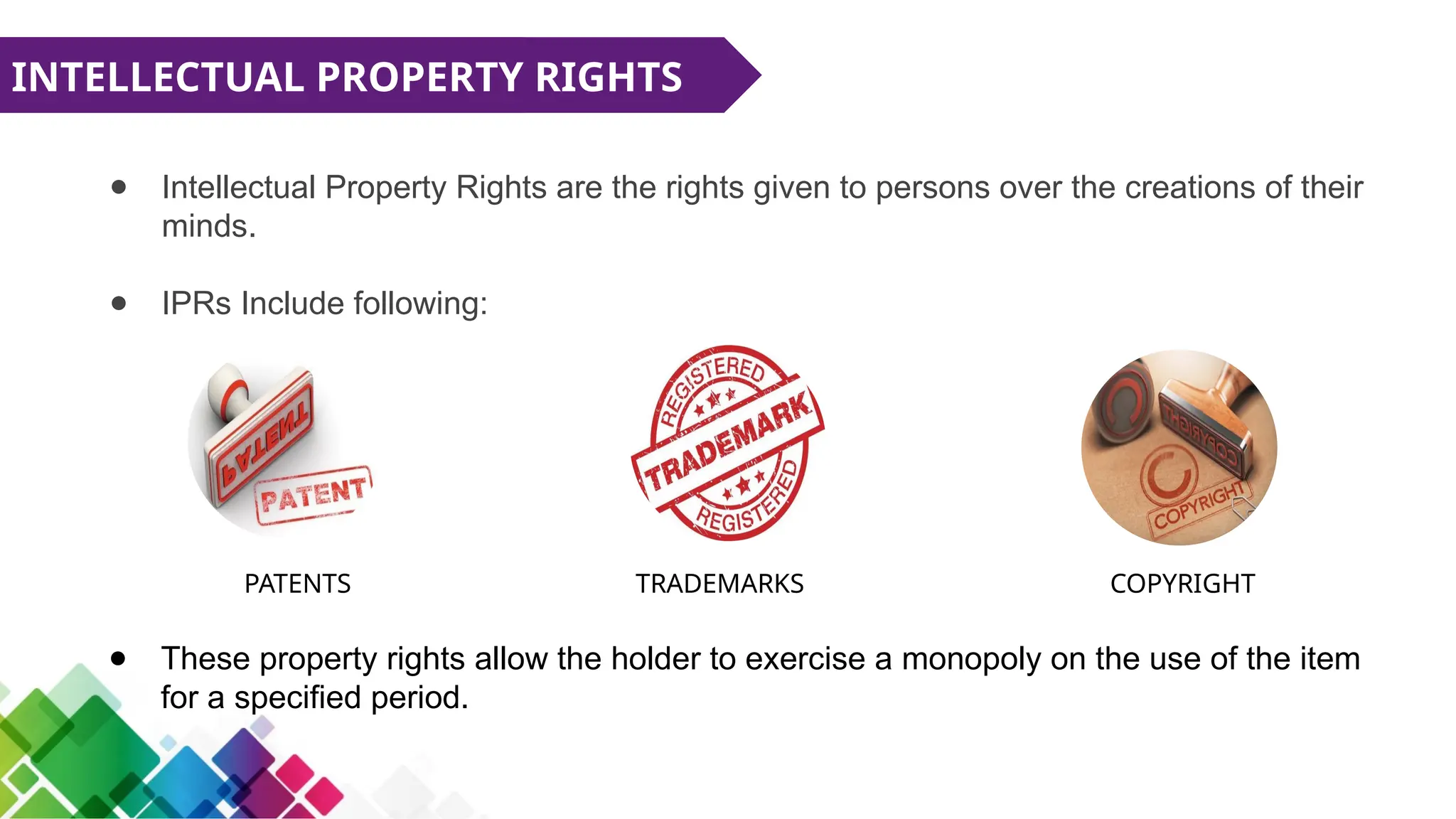 Sample Intellectual Property Rights PPT! | PPT