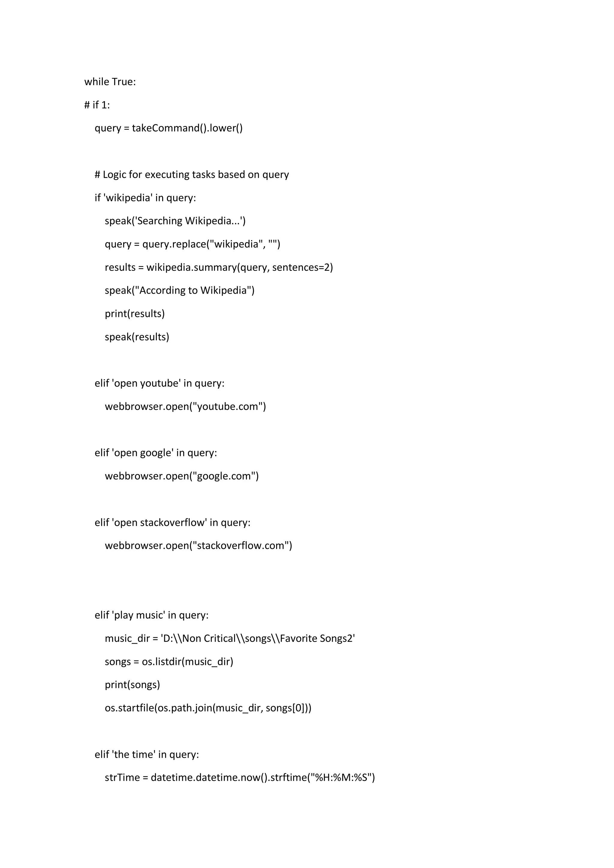 Sample Jarvis Desktop Assistant Pdf