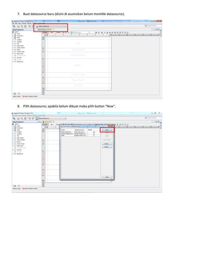 Sample jasper report (design with IReport & code sample) | PDF