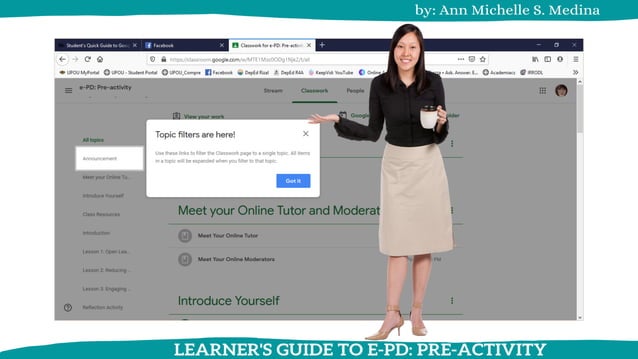 Sample Learner's Guide by Ann Medina | PDF | Internet for Beginners ...