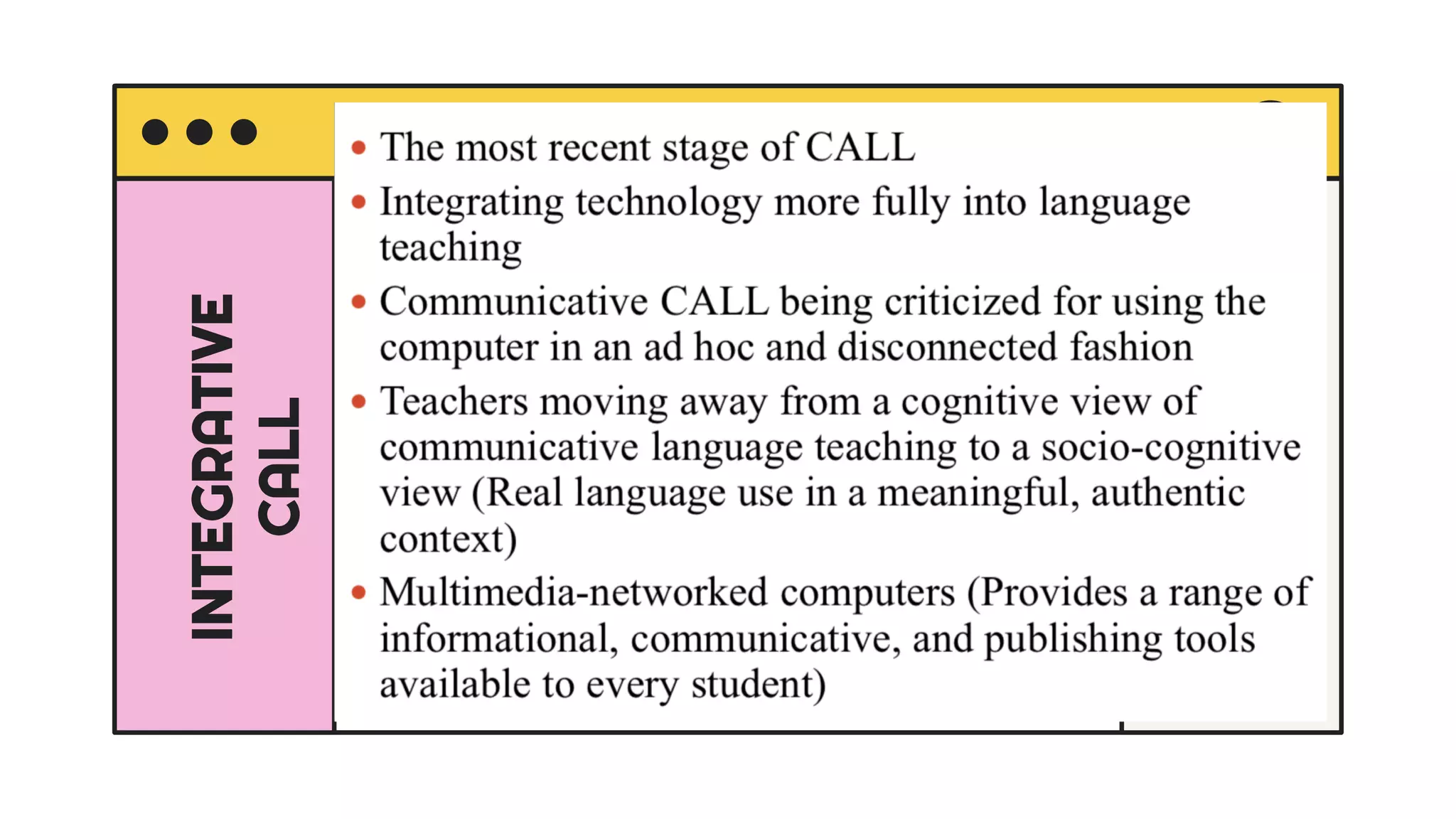 Theories of Computer Assisted Language Learning | PPT