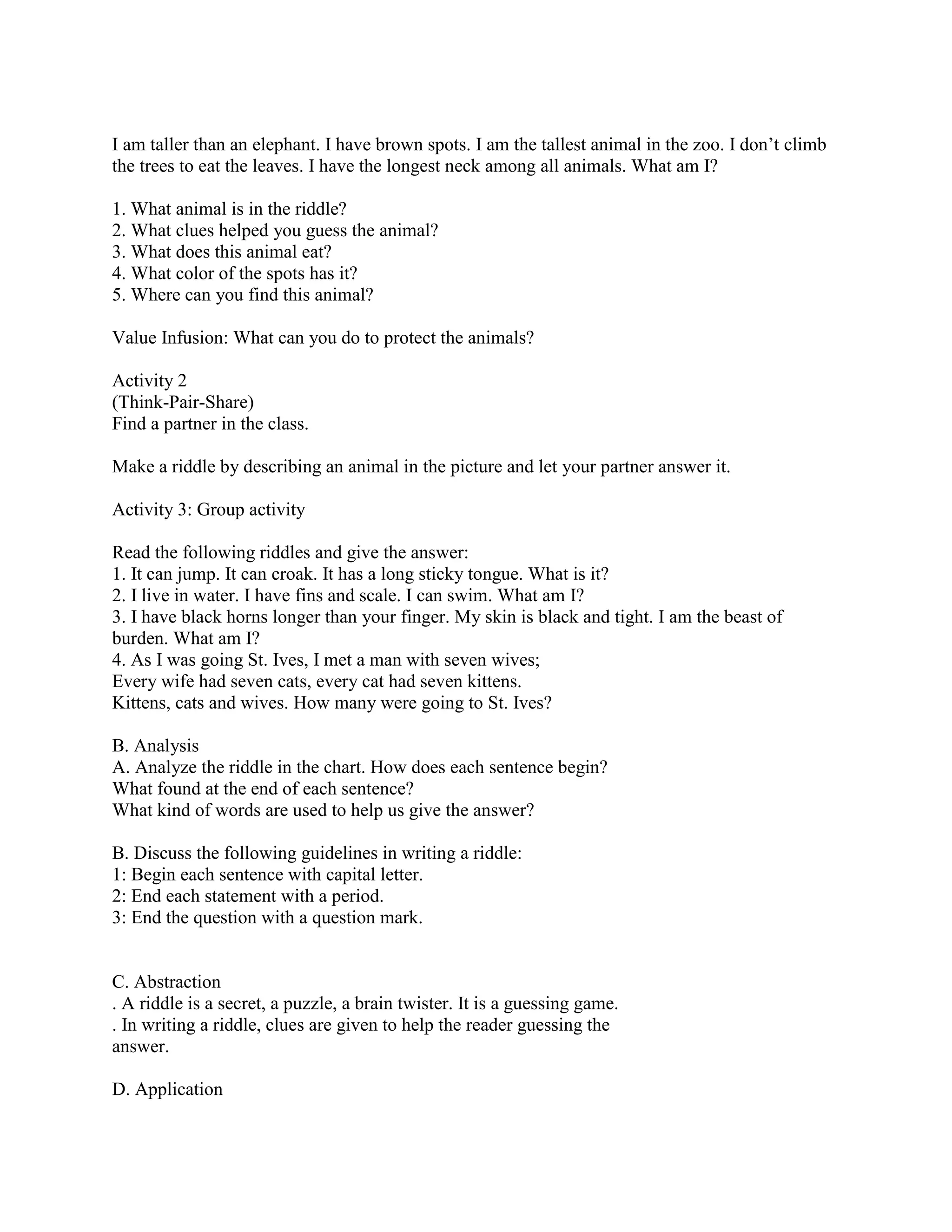 Sample lesson plan | DOCX